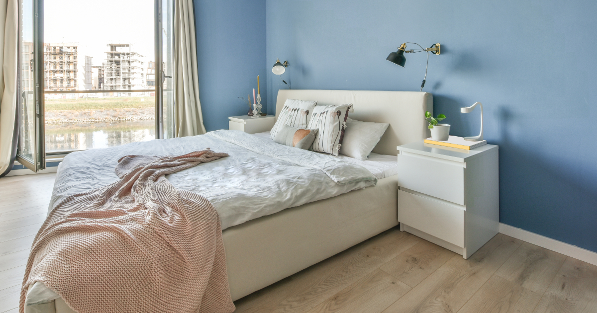 Plava boja je idealna za spavaću sobu, a evo i zašto!